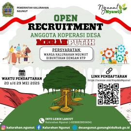 Open Recruitment Anggota Koperasi Desa MERAH PUTIH